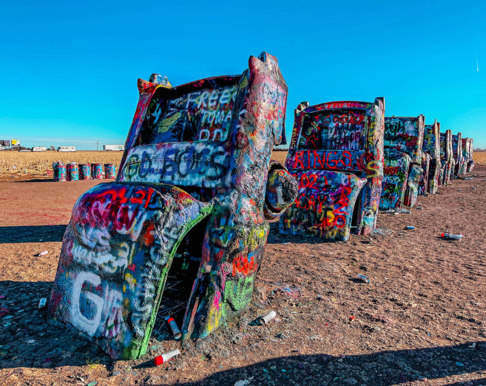 Route 66 in Texas - Explore the Best Street Art in Amarillo - A Brit ...